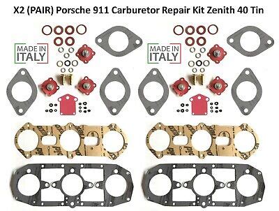 Porsche Zenith Tin Carburetor Repair Kits Pair Ebay