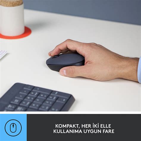 Logitech MK235 USB Kablosuz Türkçe Klavye Mouse Seti Siyah Fiyatı
