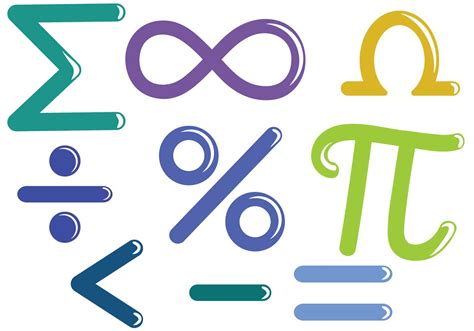 Free Math Symbols Vectors Vector Art At Vecteezy
