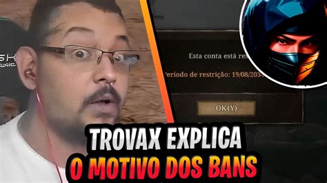 Trovax Aparece E D Seu Veredito Sobre Os Bans Em Massa Da Wemade