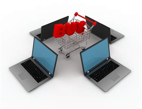 Premium Photo D Online Shopping Concept