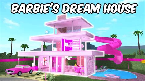 Building Barbies Dream House In Bloxburg Youtube
