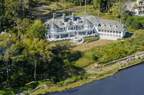 28 Million Newly Built Shingle Stone Waterfront Mansion In Riverside