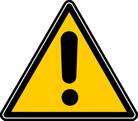 Sign Caution Warning Free Vector Graphic On Pixabay