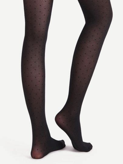 Black Polka Dot Sheer Pantyhose Stockings Stockings Pantyhose Stockings Black Polka Dot