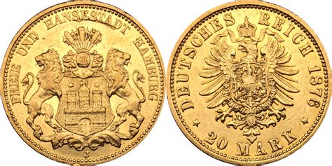 Kaiserreich Hamburg Mark J Stadtwappen Vz Winz Rdf Ma Shops