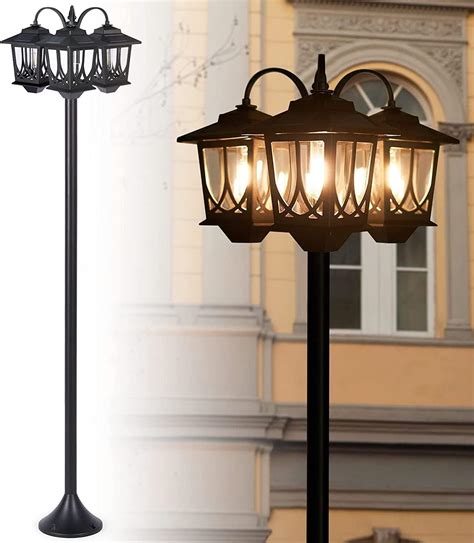Outdoor Solar Lamp Post Lights Solar Floor Lamps Outdoor Lights 3