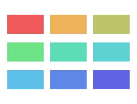 Ilustraci N Vectorial De La Paleta De Colores Vector Premium