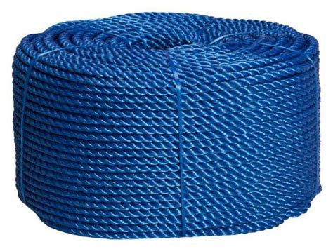 Corda Torcida De Polietileno Azul 16Mm 220 Metros Plasmodia