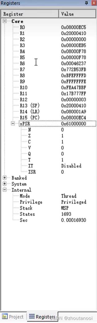 stm32之hal开发——keil调试工具介绍 keil使用hal如何查看寄存器地址 csdn博客