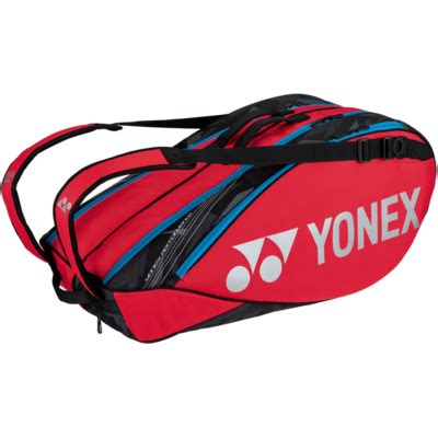 Yonex Pro 6 Racket Bag Red Tennisnuts