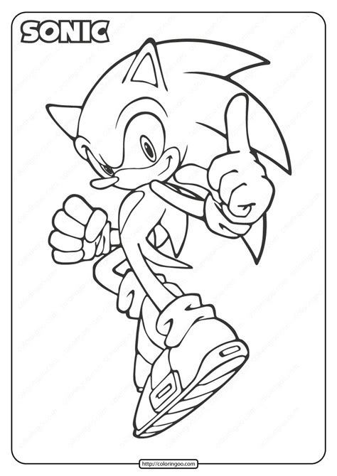 Free Printable Sonic The Hedgehog Coloring Pages Hedgehog Colors