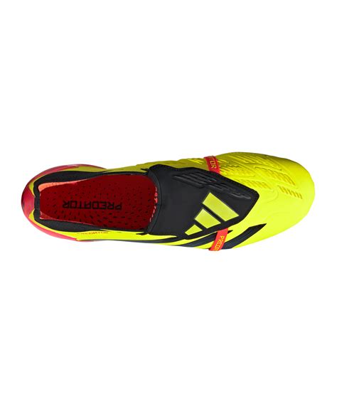 Adidas Predator Elite FT FG Energy Citrus Gelb Schwarz Rot Fussballschuh