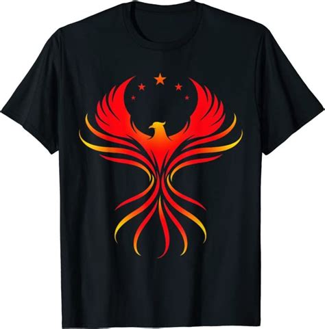 Phoenix Bird Mythical T Shirt In 2023 Phoenix Bird Shirts Mythical