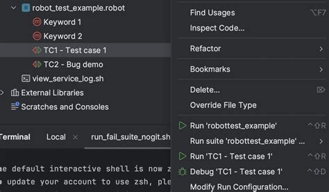 RobotFramework Helper IntelliJ IDEs Plugin Marketplace