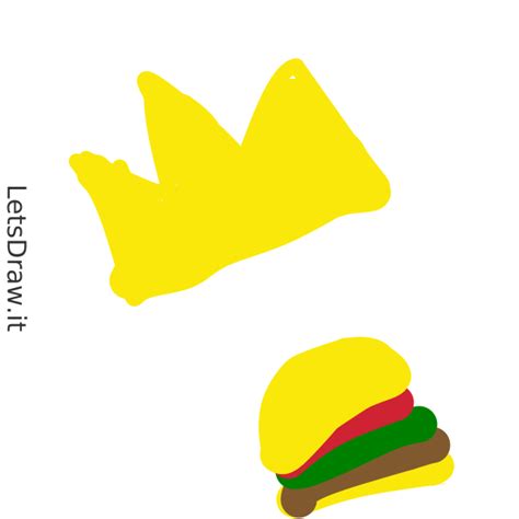 How To Draw Burger King Eygn Q H Png Letsdrawit