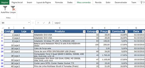 Autofiltro Excel Filtrar Dados Automaticamente No Excel