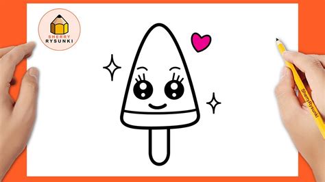 Jak narysować lody z arbuza kawaii Łatwe rysunki YouTube