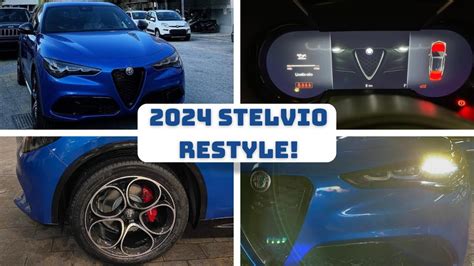 2024 Alfa Romeo Stelvio Veloce Restyle Spotted In Misano Blue YouTube