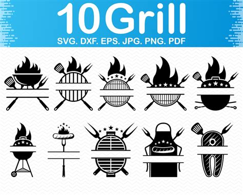 Grill Svg BBQ Svg Grilling Svg Grill Master Svg Kitchen Etsy