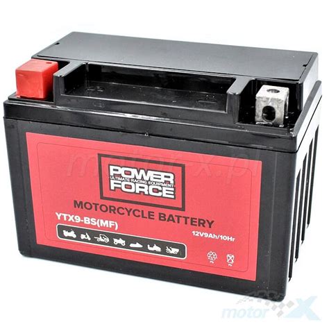 Akumulator żelowy Power Force YTX9 BS 12V 8Ah 150x87x105mm 120CCA
