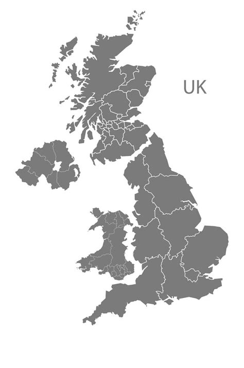 Printable United Kingdom Map Printablelib