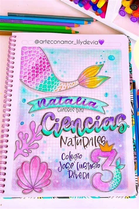 Portadas Bonitas De Cuadernos Libretas Y Carpetas Para Caratulas Y