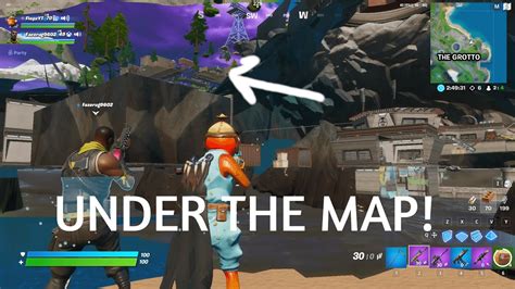 How To Go Under The Map In Fortnite How To Glitch Underground In