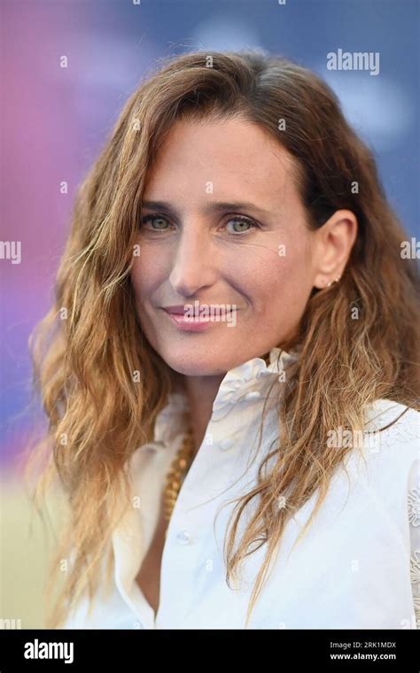 Angouleme France 23rd Aug 2023 French Actress Camille Cottin Poses