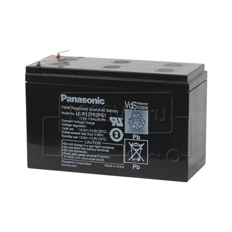Купить аккумулятор Panasonic LC R127R2P по выгодной цене 1000va ru