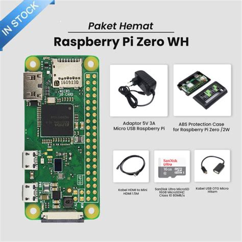Jual Paket Raspberry Pi Zero Wh Kota Surabaya Digiware Store