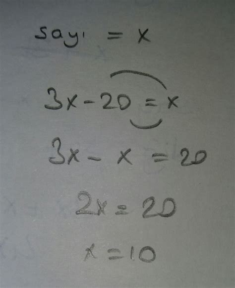 hangi sayının 3 katının 20 eksiği kendisine eşittir Eodev