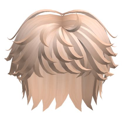 Fluffy Messy Boy Hair Blonde Roblox