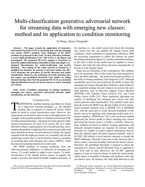 pdf multi classification generative adversarial network for streaming data with emerging new