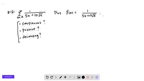 solved use the integral test to determine if the series in exercises 1 12 converge or diverge