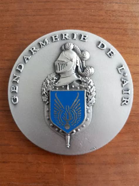 MÉDAILLE DE TABLE militaria 73mm Gendarmerie de l Air EUR 18 00