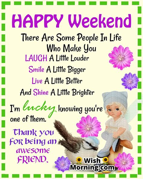 Have A Wonderful Weekend Messages