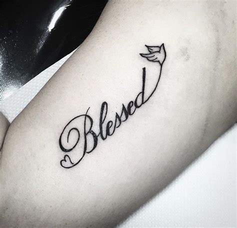 Top More Than 68 Blessed Tattoos For Females Latest In Cdgdbentre