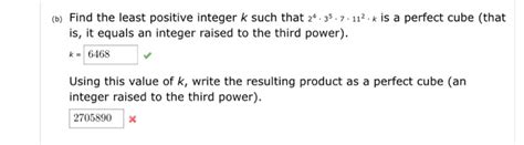 solved b find the least positive integer k such that