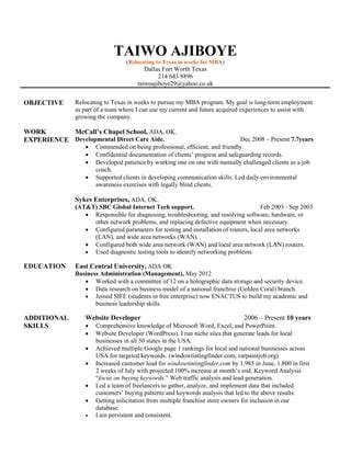Master Resume A PDF