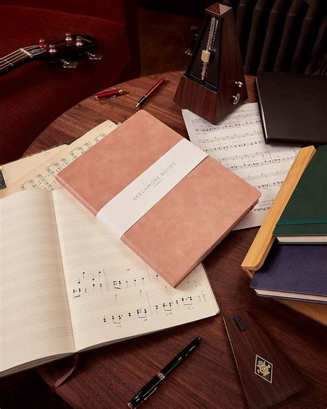 Beechmore Books Cuaderno de música manuscrito A4 libro de notas
