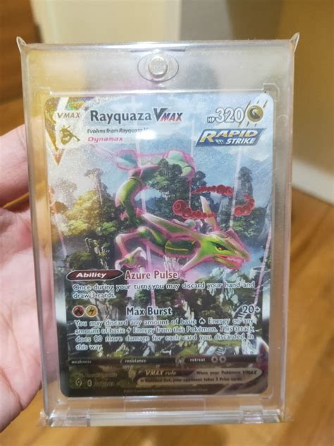 Rayquaza VMAX Alternate Art Evolving Skies Pokemon Card Hobbies