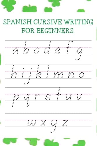 Spanish Cursive Writing Practice Calligraphy Book Calligraphy Practice