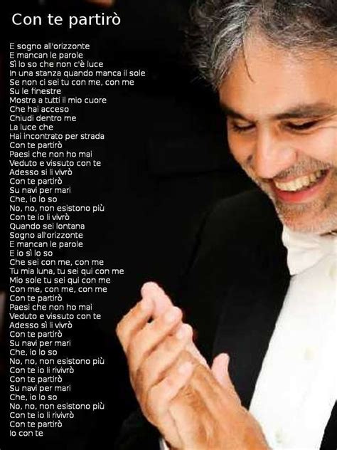 Con Te Partirò tradução Andrea Bocelli VAGALUME