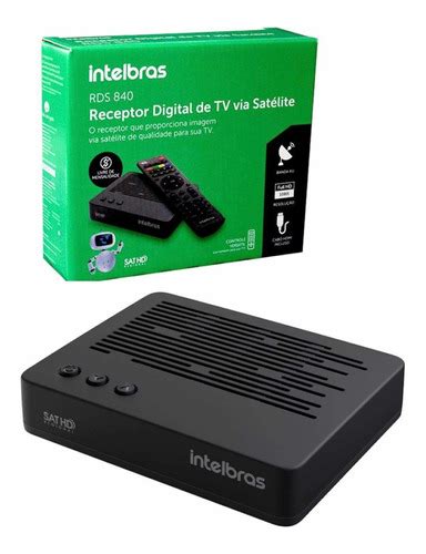 Receptor Digital Tv Via Satélite Intelbras Rds840 Parcelamento sem juros