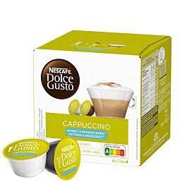 Nescafé Cappuccino Skinny Unsweetened 16 Capsule per Dolce Gusto