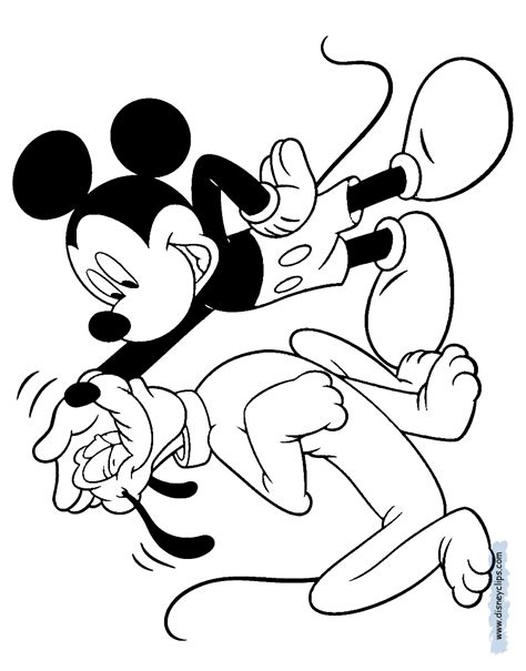 Mickey Mouse Friends Coloring Pages Disneyclips