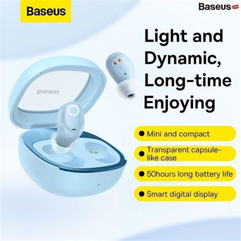 Tai Nghe Không Dây Baseus Bowie WM02 Plus True Wireless Earbud