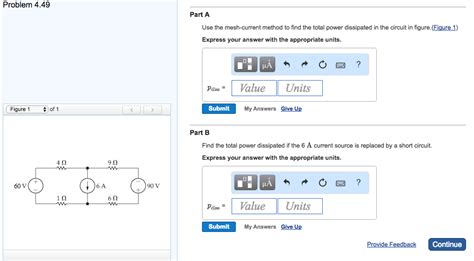 Solved Use The Mesh Current Method To Find The Total Power Chegg
