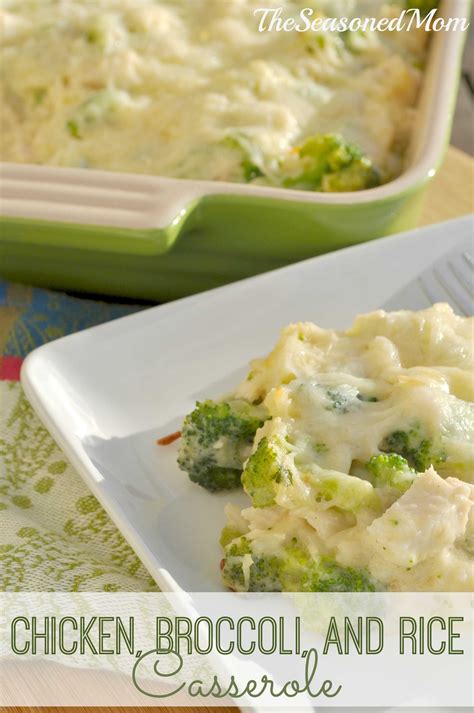 Chicken Broccoli And Rice Casserole The Seasoned Mom